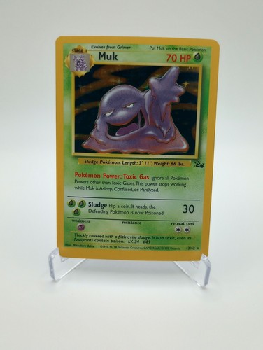 Muk #13 Pokemon Fossil Holo Rare - WoTC- Pokémon Card - 1 | eBay