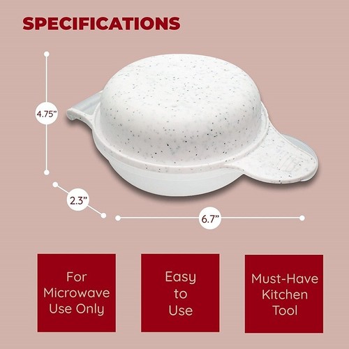 Microwave Egg Muffin Cooker Egg Sandwich Pan Mcmuffin Maker Breakfast 1 ...