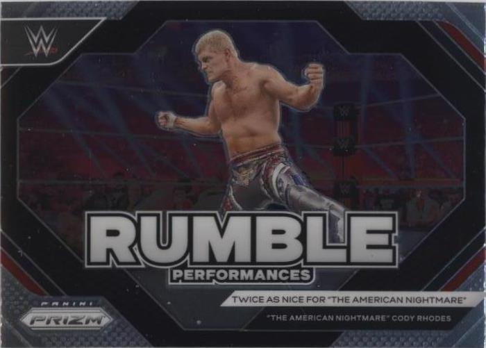 2024 Panini Prizm WWE - Rumble Performances Cody Rhodes #5 for sale ...