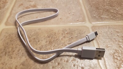 6 Inch Micro USB to USB Cable, White | eBay