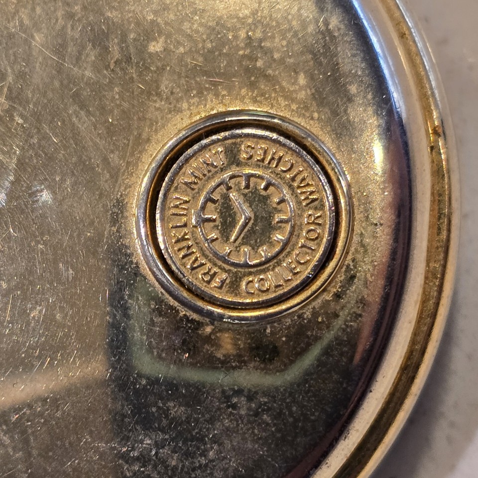 Franklin Mint Dragon Lord Of Eternity Collectors Pocket Watch w Chain ...