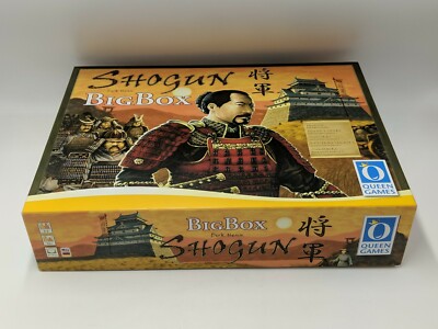 Shogun Boardgame Big Box NM with sleeved cards! Queen Games NM | eBay