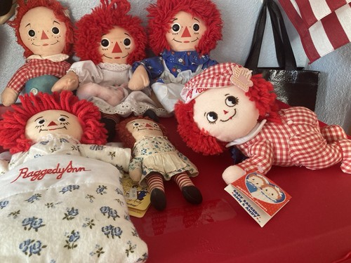 Raggedy Ann & Andy Two Of Them Have Tags | eBay