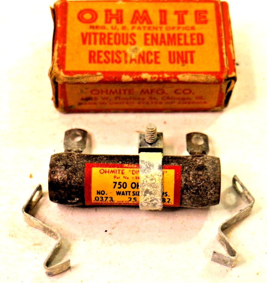 Ohmite Dividohm 0373 Adjustable Wirewound Power Resistor 25W 750 Ohm ...