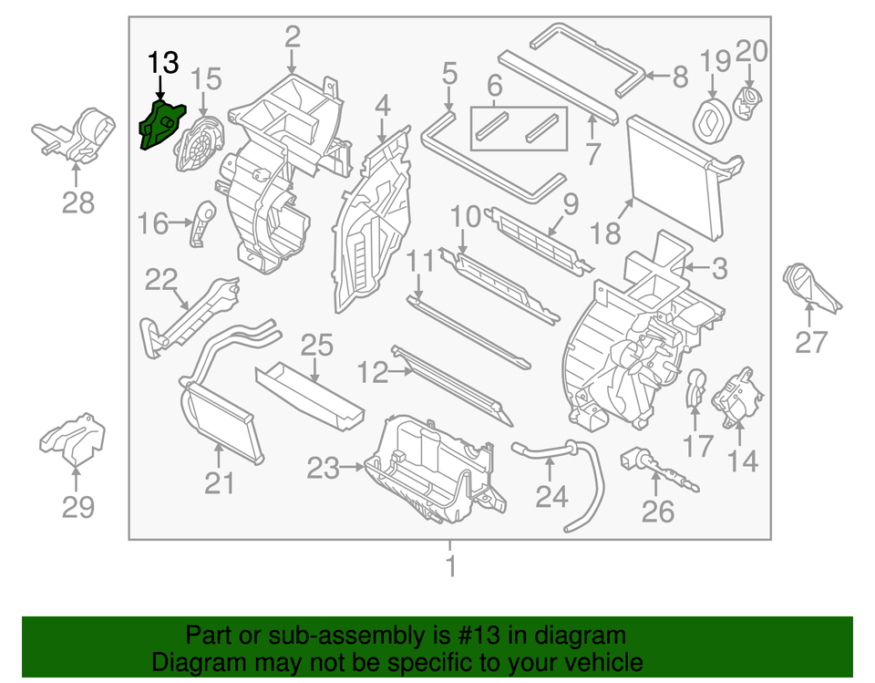 Genuine Hyundai HVAC Air Inlet Door Actuator 97157-3SAA0 | eBay