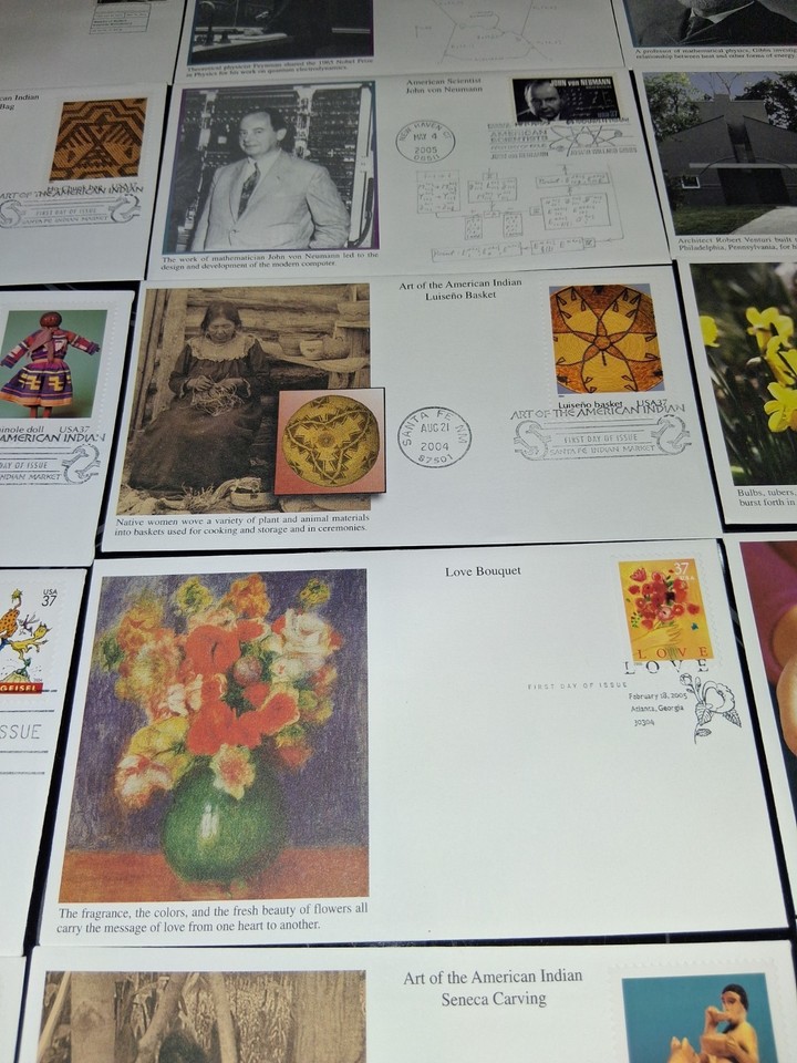 SL 9326/ 30 US Unaddressed FDC's from 2000's us stamps collections lots ...