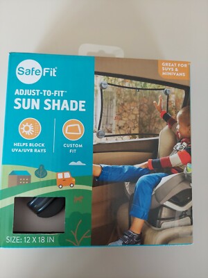 Safe Fit Adjust-to-Fit SUN SHADE Stretch for Custom Fit Up-To 18" x 27 ...