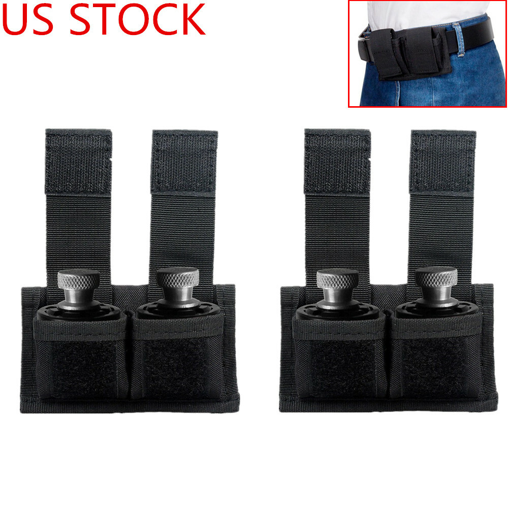 Universal Double Speedloader Pouch Black Nylon Belt Pouch Holder | eBay