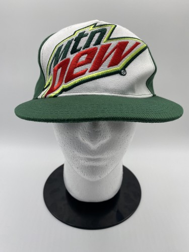 Mountain Dew MTN Dew Baseball Cap/Hat Green/White Adjustable Snapback | eBay