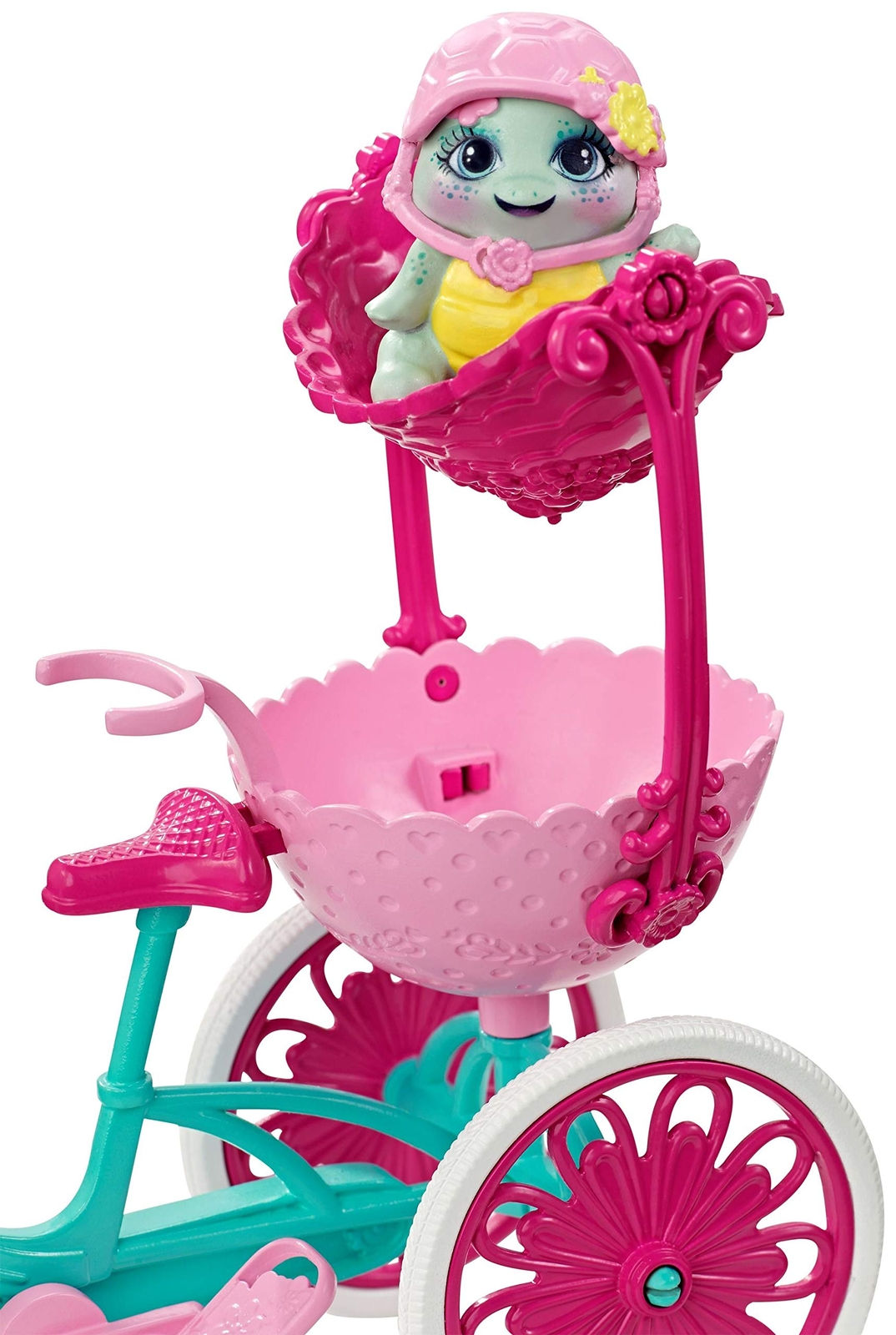 Mattel Girls Toys Enchantimals Taylee Turtle Bicycle Built for Two ...
