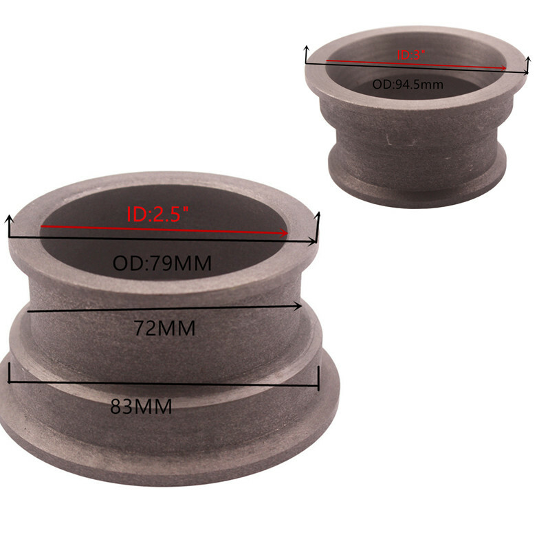 3" Inch V band To 2.5" Inch Vband Cast Iron Turbo Manifold Flange ...