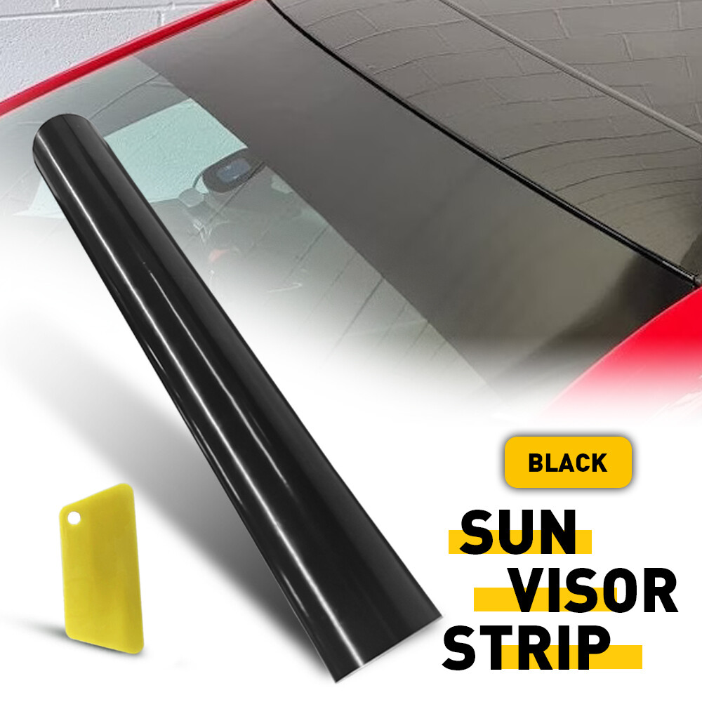 60x10'' Car Window Tint Windshield Sun Visor Vinyl PVC Decal Strip ...