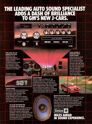 VINTAGE 1981 AC Delco Car Radio Stereo Print Ad | eBay