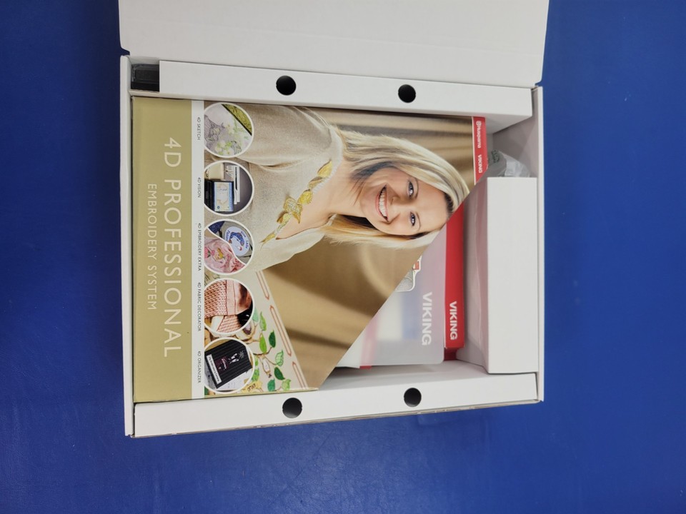 Husqvarna Viking 4D PROFESSIONAL EMBROIDERY Software System With DONGLE ...