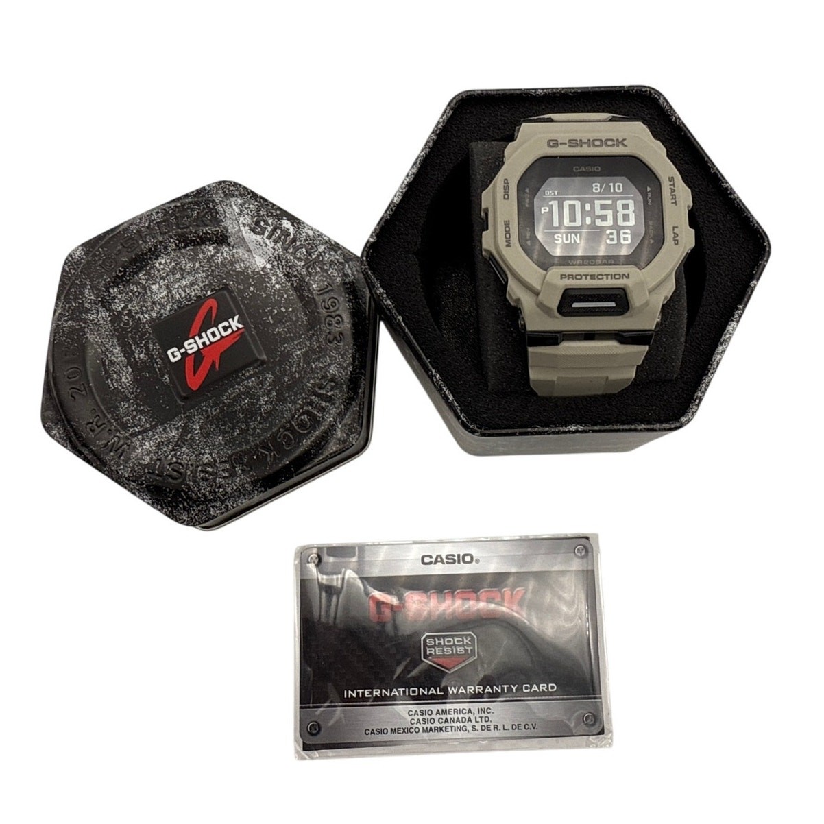 G-Shock Casio Tactical Watch Digital Move Step Tracker White GBD200UU-9