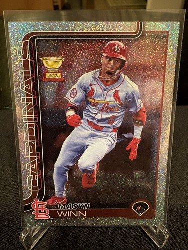 2025 Topps Series 1 Masyn Winn SandGlitter Parallel Rookie Cup ...