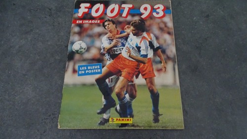 PANINI FOOTBALL FOOTBALL FOOTBALL ALBUM 93 PSG MARSEILLE PARIS ZIDANE ...