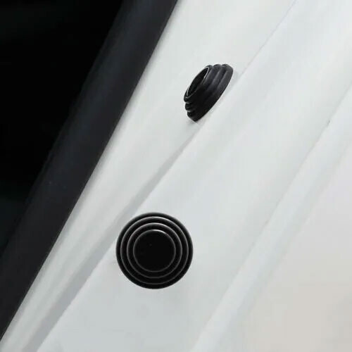 10Pc Car Door Anti-Shock Silicone Pad SHOCK-Absorbing Gasket Reduce ...