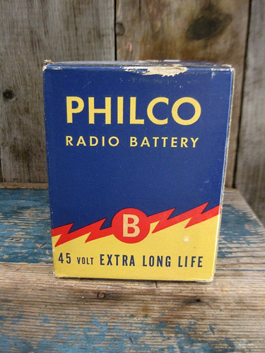 Vintage Philco Radio Battery 45 Volt B | eBay