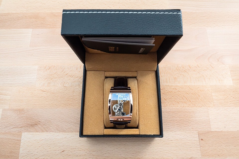 Mens Silver Bridge Manual Mechanical Watch - Brown Leather DIASTERIA ...