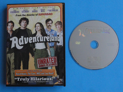 ADVENTURELAND (DVD, 2009) UNRATED -KRISTEN STEWART, RYAN REYNOLDS ...