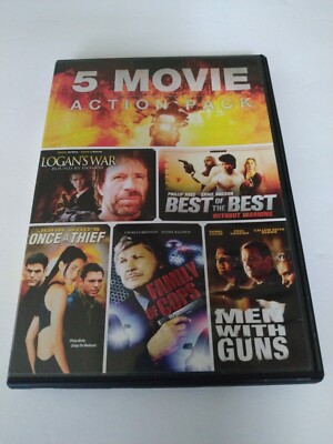 5 Movie Action Pack (DVD, 2012): Chuck Norris, Charles Bronson, Logan's ...