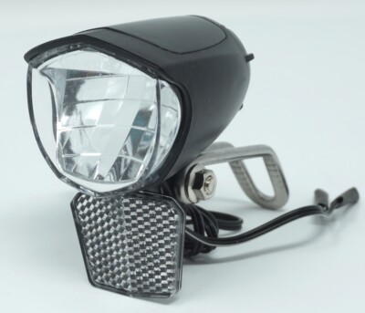 306008 Led Fahrradscheinwerfer 70 Lux Fahrradlampe Nabendynamo