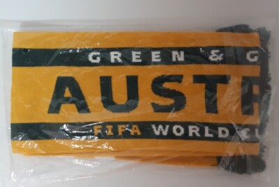 Socceroos Green And Gold Army 2022 WC Football Scarf. New In Bag. Free ...
