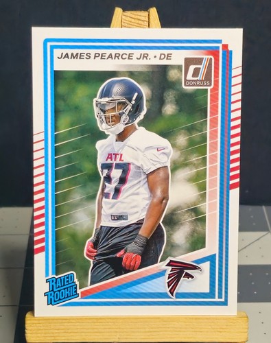 2025 Donruss #363 James Pearce Jr RC Atlanta Falcons Rated Rookie ...