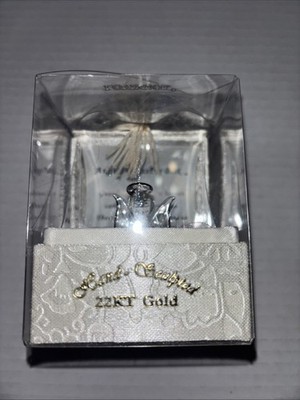 Angel Blessing Box Hand Sculped W/22 Karat Gold *Read* | eBay