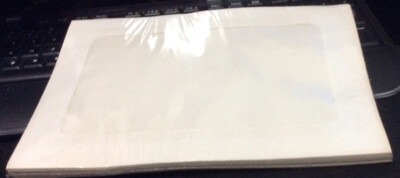 WINDOW-FACED DISPLAY ENVELOPES Paper envelopes, crystal-clear windows ...