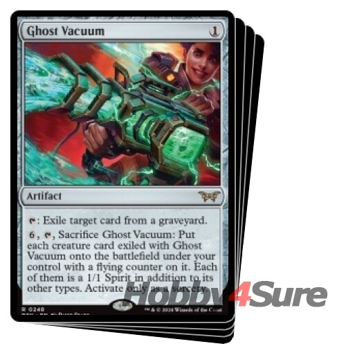 Ghost Vacuum X4 M/NM Magic: The Gathering MTG Duskmourn: House Of ...