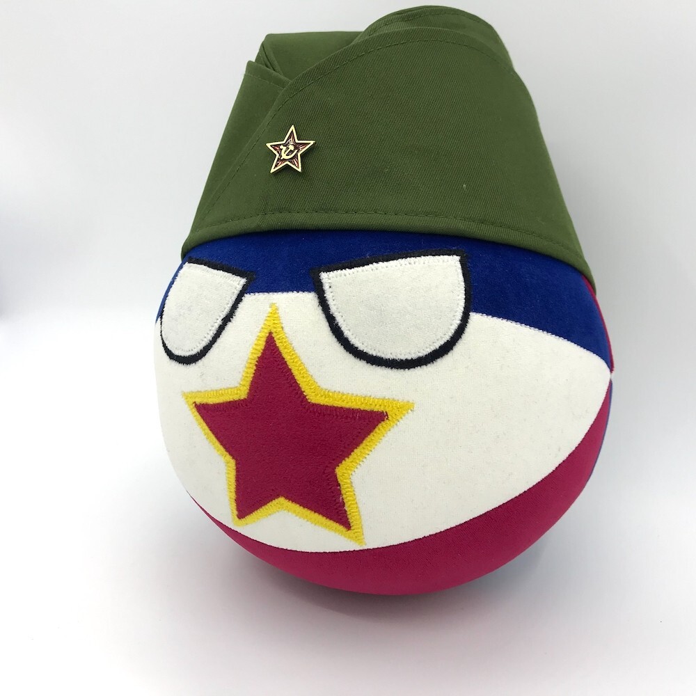 8'' Polandball Dango Jugoslavia Ball Plush Doll Countryball Toy Pillow ...