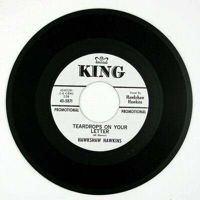 HAWKSHAW HAWKINS Teardrops On Your Letter/I'm Beginning.. 7iIN 1964 ...