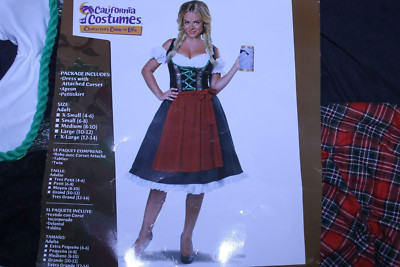Women's Oktoberfest Fraulein XL (12/14) Halloween Costume Outfit ...