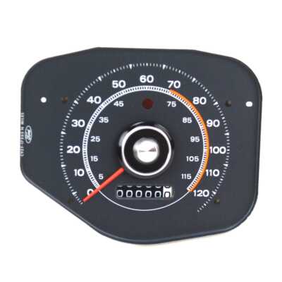 Mustang Speedometer Gauge Gray Face Deluxe w/o Tach w/o Trip 1970 | eBay