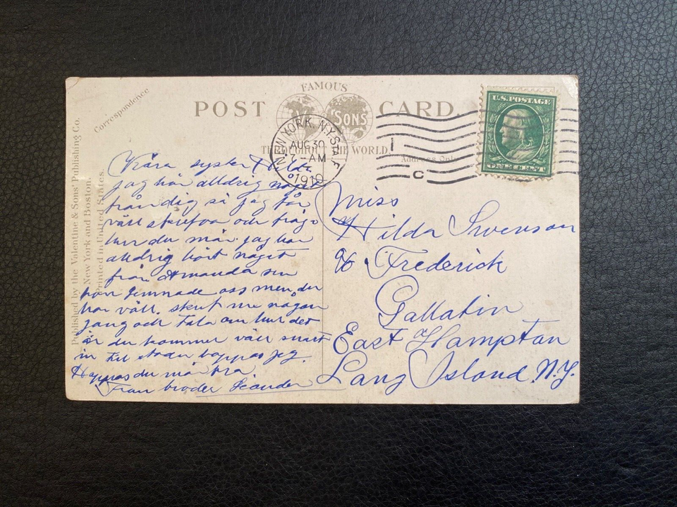 Postmark 1910 Main Building, City College NY Vintage Postcard Ephemera ...