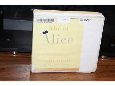 About Alice by Calvin Trillin (2006, CD, Unabridged) 9780739342169 | eBay