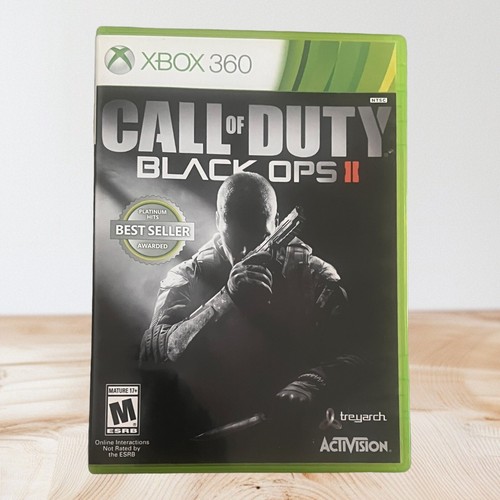 CALL OF DUTY BLACK OPS II XBOX 360 TREYARCH ACTIVISION WITH CASE AND ...