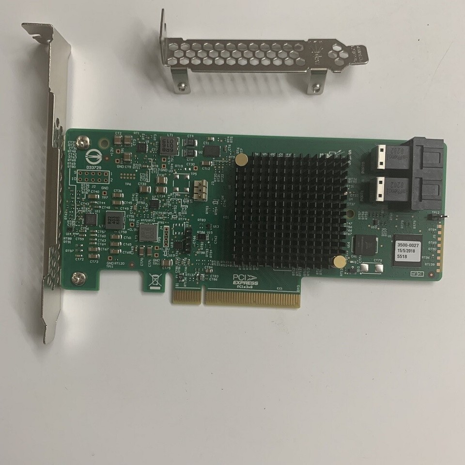 NEW LSI SAS 9341-8I 12GB 8 PORT RAID CONTROLLER+2PCS 8643 to 4 SATA ...