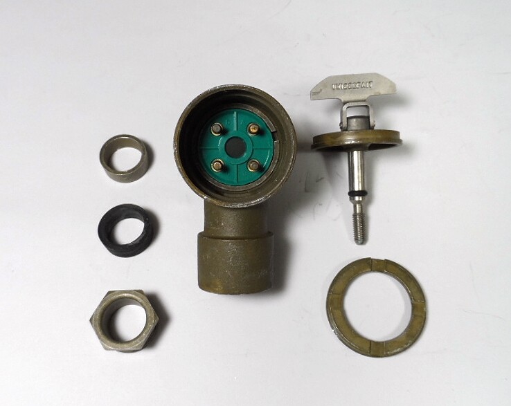 Collins R-390 & R391 Original 4 Pin, Amphenol Power Connector Brand New ...