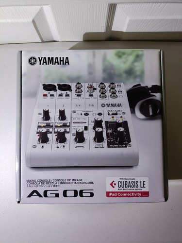 Yamaha AG06 Mixing Console-With Original box and Accessories-No cables ...