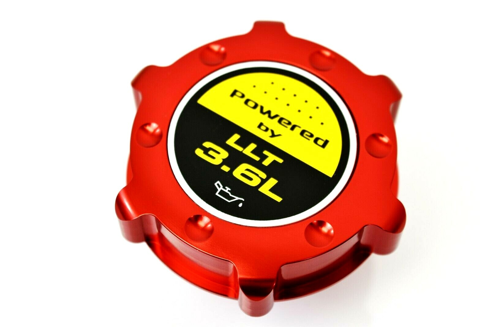 2010 CHEVY CAMARO V6 LLT 3.6L BILLET ALUMINUM OIL FILLER CAP RED YELLOW ...