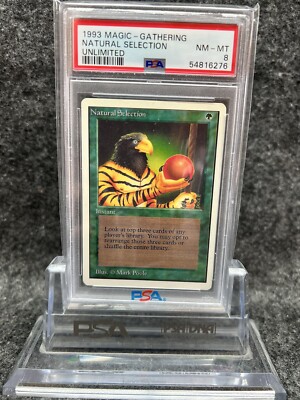 Unlimited Natural Selection PSA 8 Graded Magic MTG | eBay
