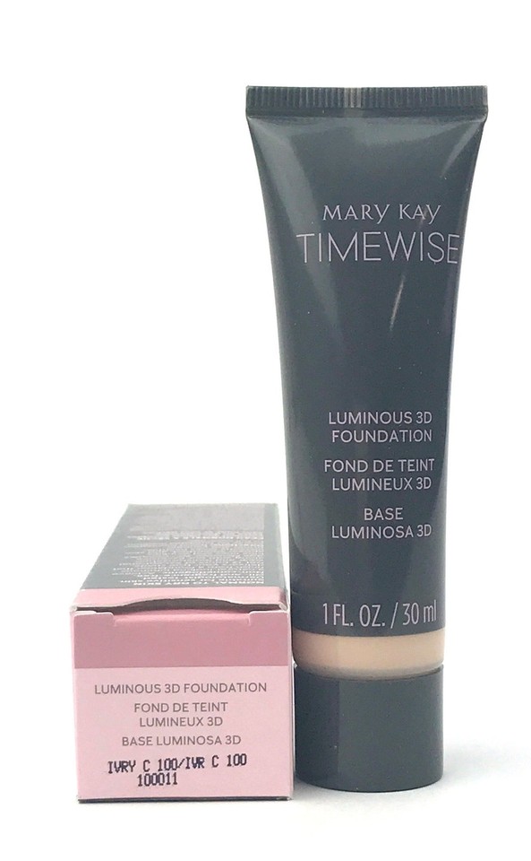 MARY KAY TIMEWISE LUMINOUS 3D FOUNDATION~YOU CHOOSE~IVORY, BEIGE ...