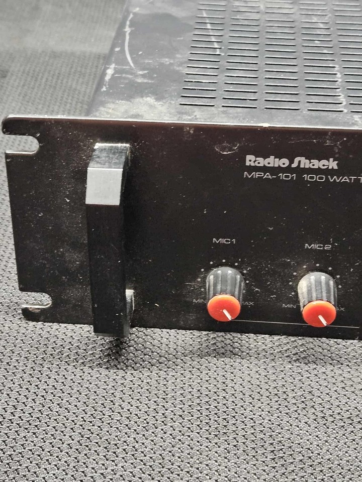 Radio Shack MPA-101 100 Watt PA Amplifier – TESTED & WORKING – Vintage ...