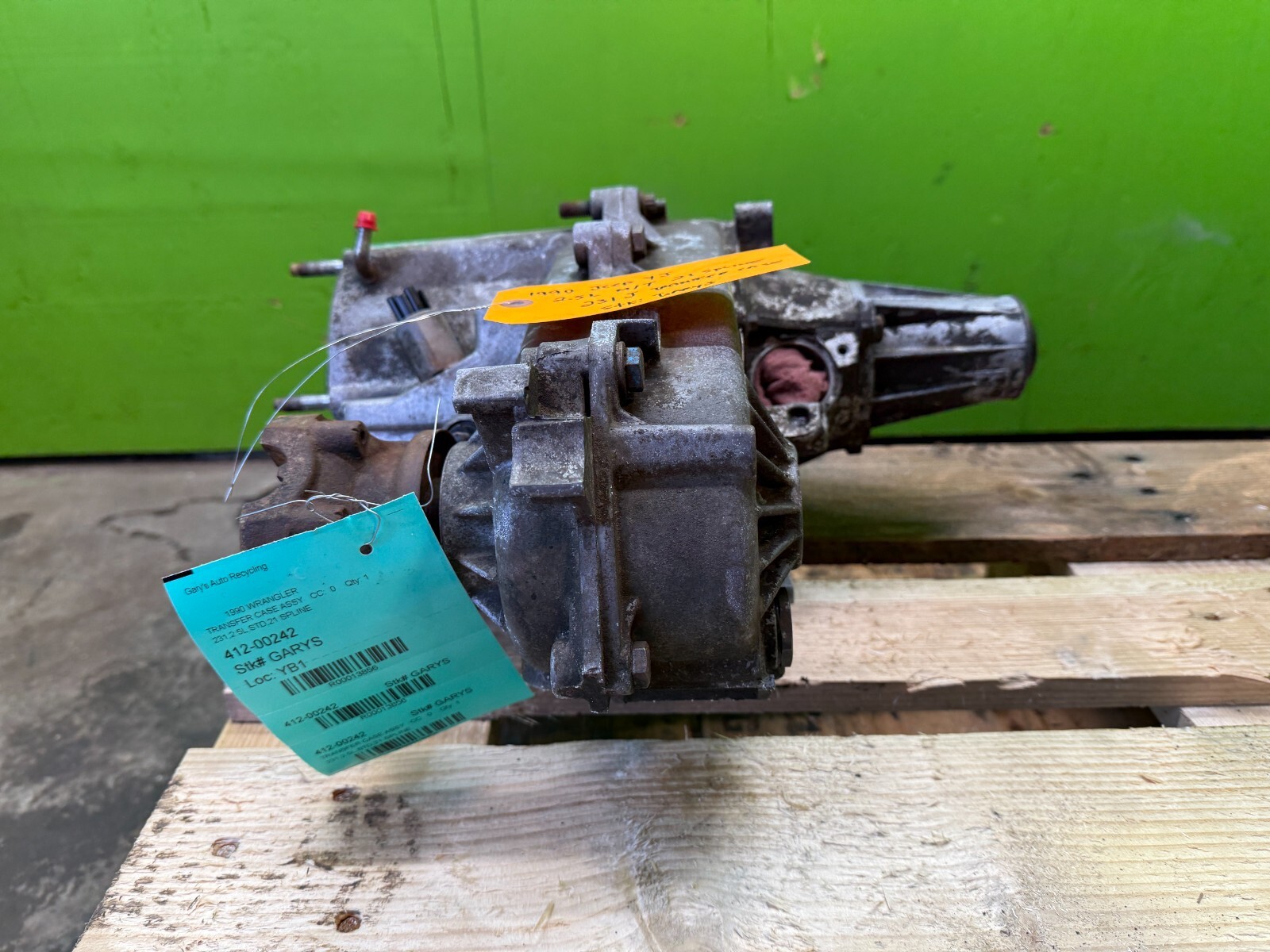 89-95 JEEP WRANGLER YJ 2.5 MANUAL NP231J 231J TRANSFER CASE ...