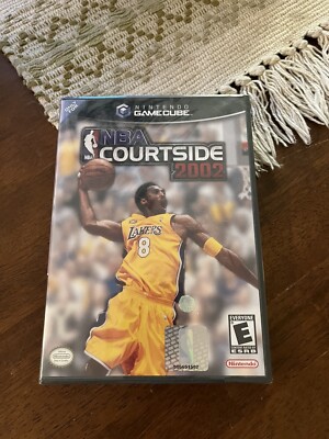 NBA Courtside 2002 (GameCube, 2002) NEW, MINT, SEALED KOBE BRYANT ...