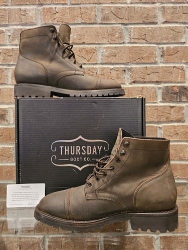 Thursday Boot CO.,Captain Dark Olive Matte, DOVLCAP9, Men's US Size 9 ...