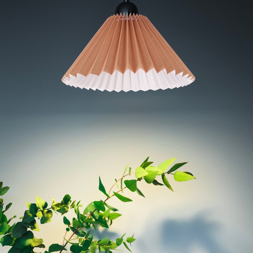 DIY Lampshade Pleated Lamp Cover Living Room Bedroom Fabric Lamp ...